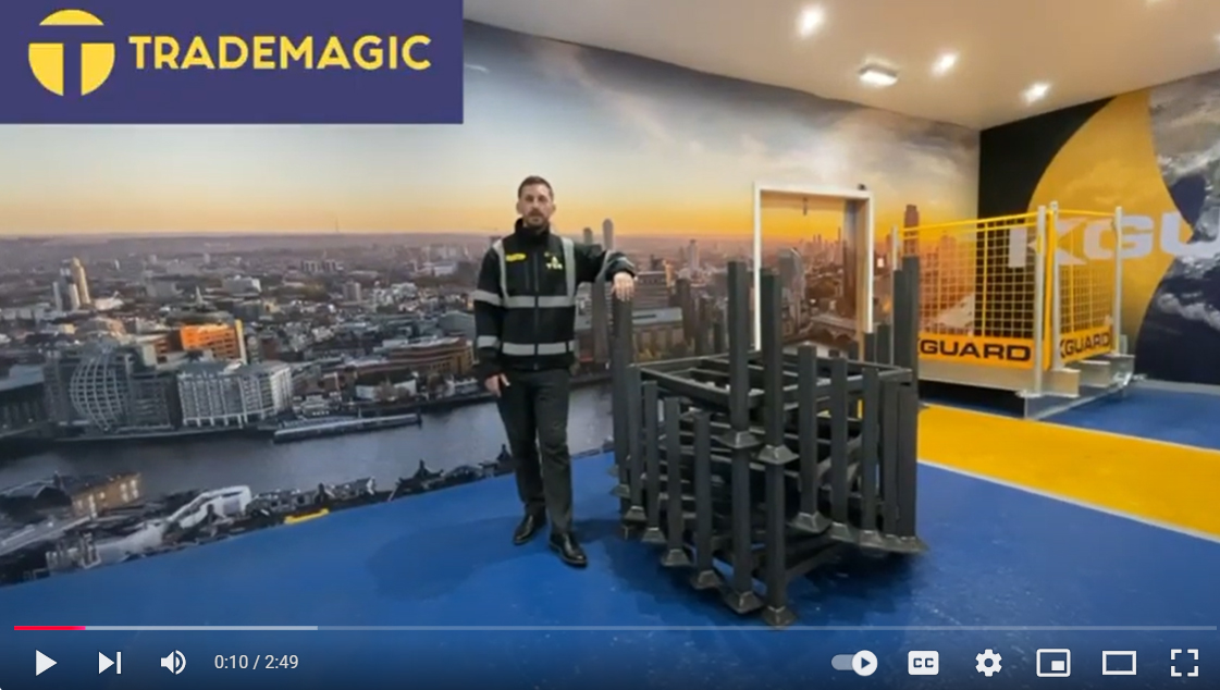 Unstacking of Post Pallets (Scaffolding) Demo - Trademagic Ltd ...